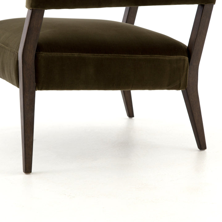 Gary Club Chair - Olive Green – MegMade Store