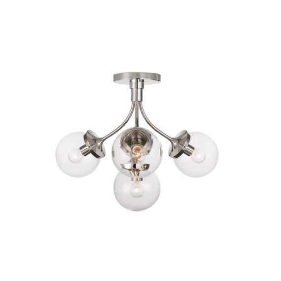 Prescott Medium Semi-Flush Mount – MegMade Store