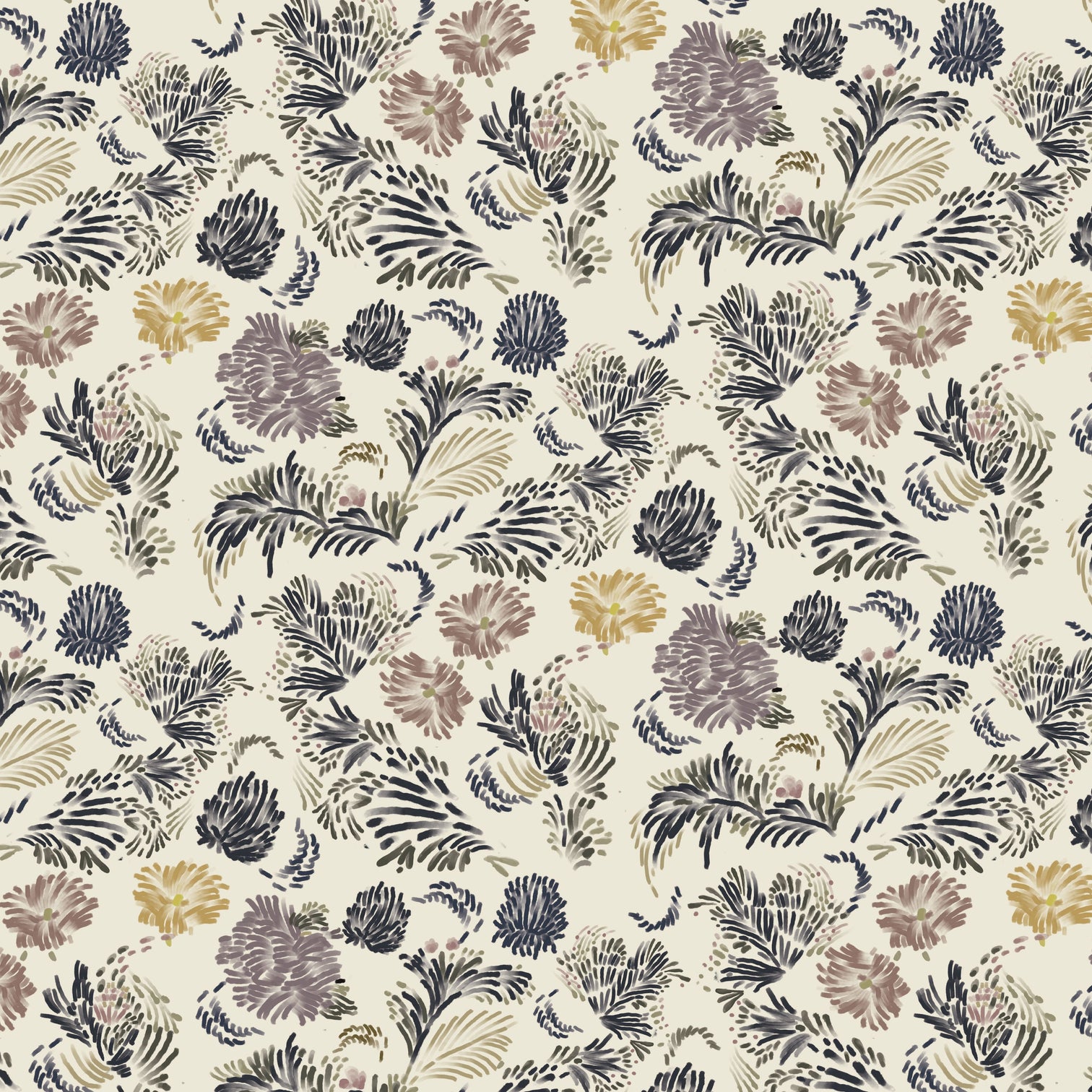 Let it Grow - Cream Botanical Wallpaper – MegMade Store